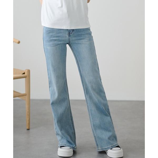 ZOZO問い合わせ番号:106139655ショップ:Lace Ladies，レースレディースブランド:DAYRA，デイラ商品名:ハイウエスト セミワイド ストレート デニム パンツカテゴリ:パンツ>デニムパンツブランド品番:DAB03...