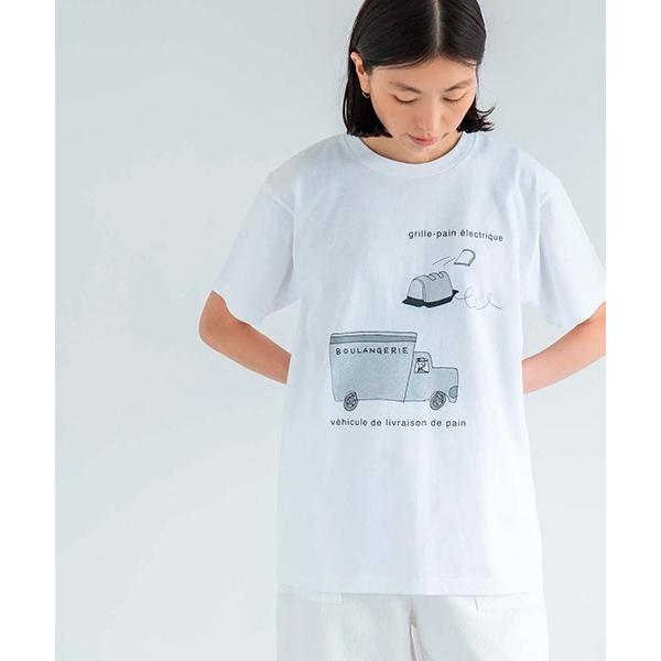 ZOZO問い合わせ番号:106140129ショップ:CLASKA，クラスカブランド:sept septieme，セットセッティエーム商品名:Tシャツ BOULANGERIE　＜サイズM＞カテゴリ:トップス>Tシャツ/カットソーブランド...