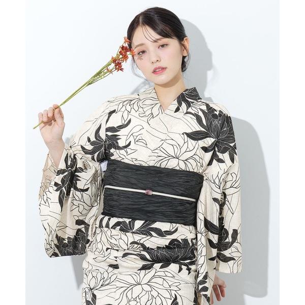 ZOZO問い合わせ番号:106140169ショップ:SOUBIEN，ソウビエンブランド:SOUBIEN，ソウビエン商品名:誰でも簡単キレイに決まる！ ニュアンスカラー浴衣2点セット（浴衣・兵児帯）カテゴリ:水着/着物・浴衣>浴衣ブラン...