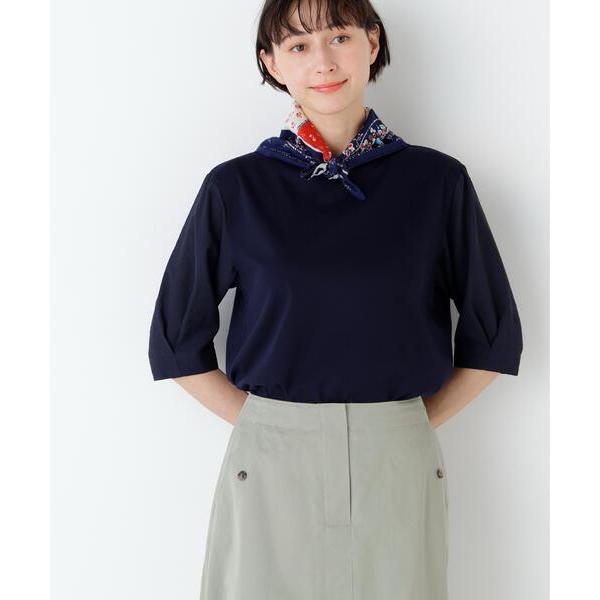 ZOZO問い合わせ番号:106140314ショップ:human woman，ヒューマンウーマンブランド:human woman，ヒューマンウーマン商品名:◆【ウォッシャブル】布帛コンビカットソーカテゴリ:トップス>Tシャツ/カットソー...