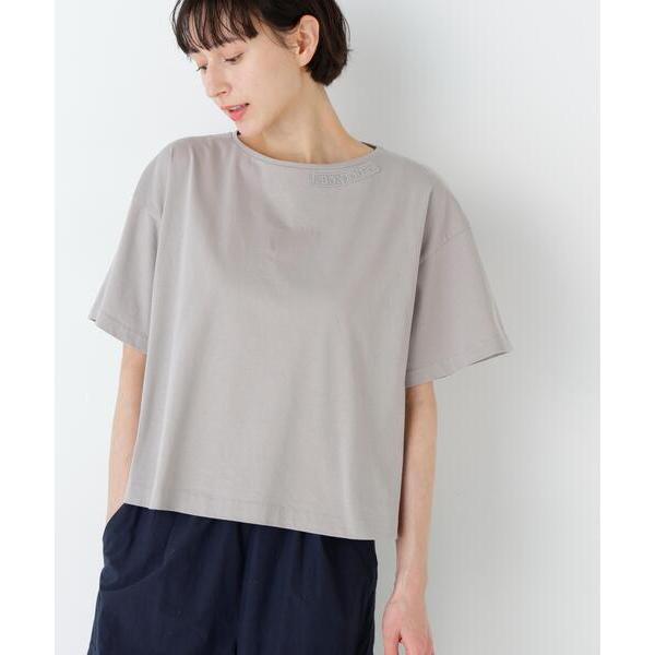 ZOZO問い合わせ番号:106140316ショップ:human woman，ヒューマンウーマンブランド:human woman，ヒューマンウーマン商品名:◆【ウォッシャブル】刺繍ロゴ入り天竺Ｔシャツカテゴリ:トップス>Tシャツ/カット...