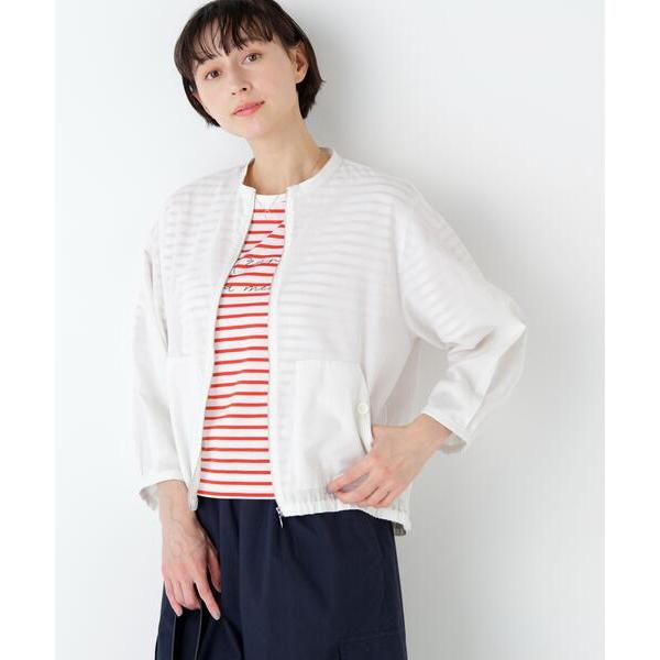 ZOZO問い合わせ番号:106140344ショップ:human woman，ヒューマンウーマンブランド:human woman，ヒューマンウーマン商品名:◆【ウォッシャブル】パナマブルゾンカテゴリ:ジャケット/アウター>ブルゾンブラン...
