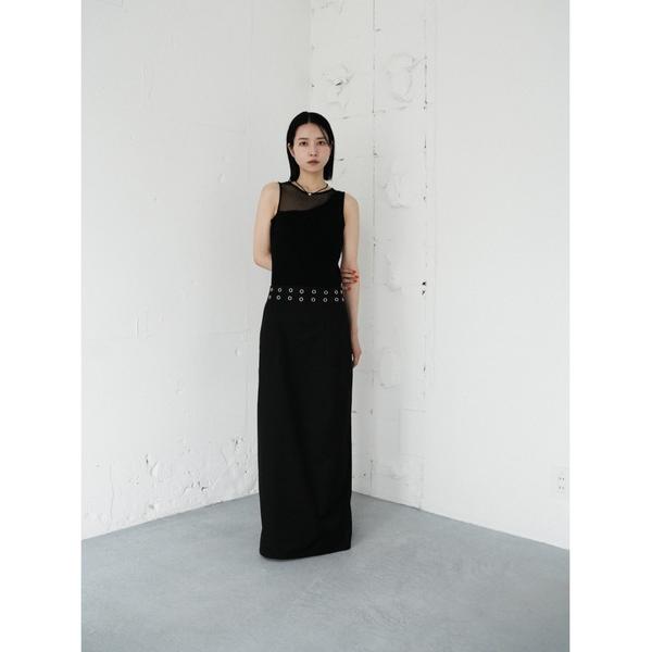 ZOZO問い合わせ番号:106140570ショップ:Katrin TOKYO，カトリーントーキョーブランド:Katrin TOKYO，カトリーントーキョー商品名:grommet I line maxi skirtカテゴリ:スカート>ス...