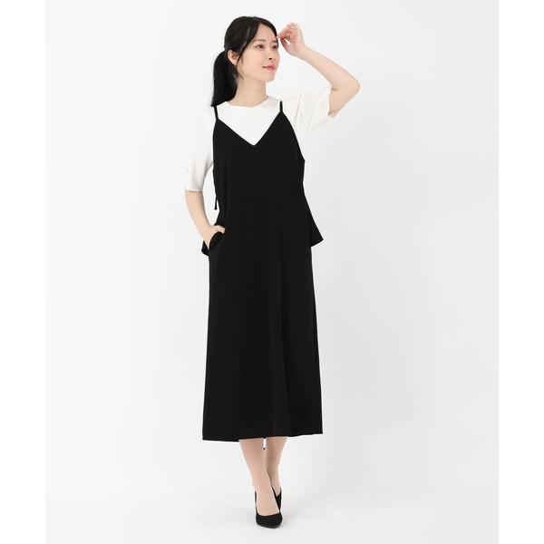 ZOZO問い合わせ番号:106141075ショップ:STRAWBERRY-FIELDS，ストロベリーフィールズブランド:STRAWBERRY-FIELDS，ストロベリーフィールズ商品名:ドビークロス_バックシャンキャミワンピースカテゴリ:ワ...