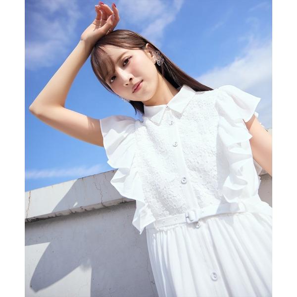 ZOZO問い合わせ番号:106141144ショップ:AND COUTURE，アンドクチュールブランド:AND COUTURE，アンドクチュール商品名:レースフリルシャツワンピースカテゴリ:ワンピース/ドレス>ワンピースブランド品番:2...