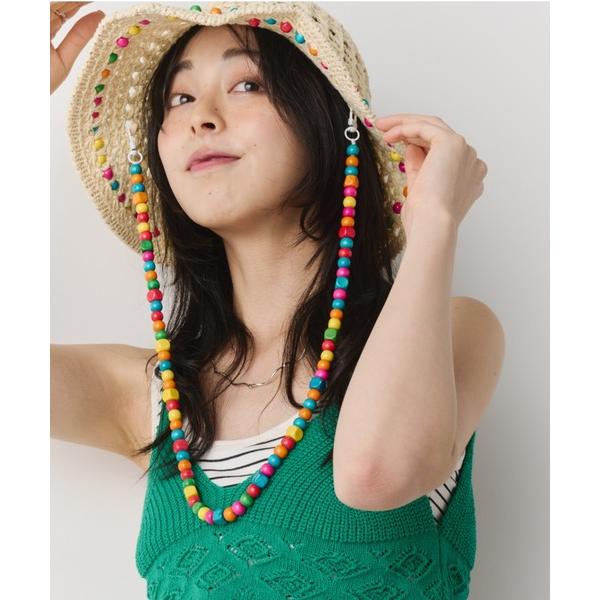 ZOZO問い合わせ番号:106141382ショップ:YARD PLUS/AUNT MARIE'S，ヤードプリュス/アントマリーズブランド:Unitage，ユニテージ商品名:ビーズデザインジュートハットカテゴリ:帽子>ハットブランド品番...