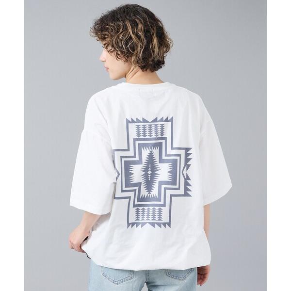 ZOZO問い合わせ番号:106141530ショップ:ABAHOUSE，アバハウスブランド:PENDLETON，ペンドルトン，ABAHOUSE，アバハウス商品名:【PENDLETON/ペンドルトン】カルキュロ バックプリント 半袖Tシャツ /...