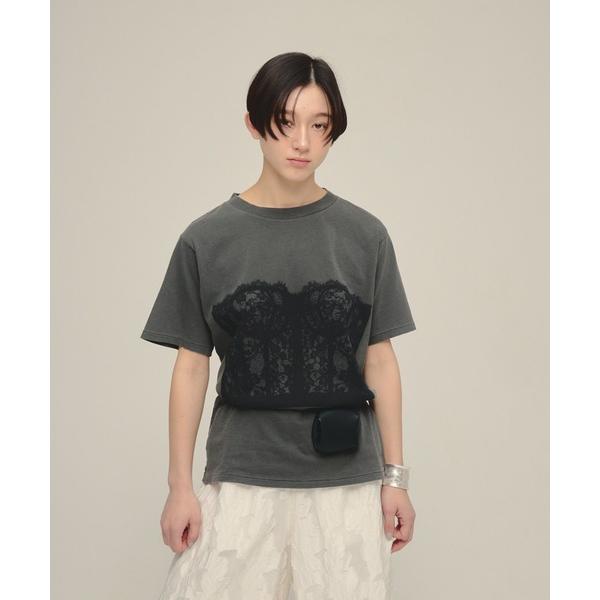 ZOZO問い合わせ番号:106141947ショップ:JEANASIS，ジーナシスブランド:eL，エル，JEANASIS，ジーナシス商品名:【eL】Bustier Print TEE/668742カテゴリ:トップス>Tシャツ/カットソー...