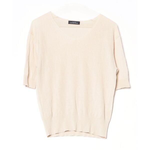 参考価格：7，590円発売時期：2019年04月コンディション：B（目立つ使用感なし）使用感が少ない、または気にならないアイテム前身頃：汚れ参考商品名：[手洗い可能]FFCカタアゼ×テンジクショートスリーブニット参考品番：361810503...