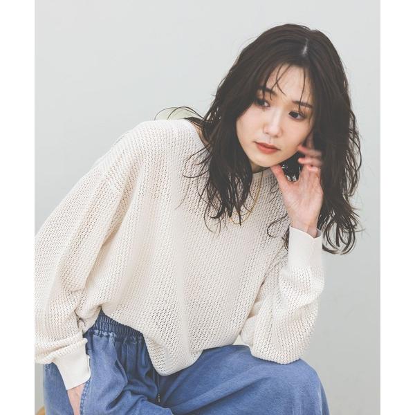 ZOZO問い合わせ番号:106177503ショップ:GLOBAL WORK，グローバルワークブランド:GLOBAL WORK，グローバルワーク商品名:透けにくいメッシュニットプルオーバー/642926カテゴリ:トップス>ニット/セータ...