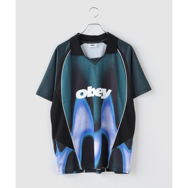 ZOZO問い合わせ番号:106177581ショップ:JOINT WORKS，ジョイントワークスブランド:OBEY，オベイ，JOINT WORKS，ジョイントワークス商品名:OBEY / オベイ BLURRED SOCCER JERSEYカテ...