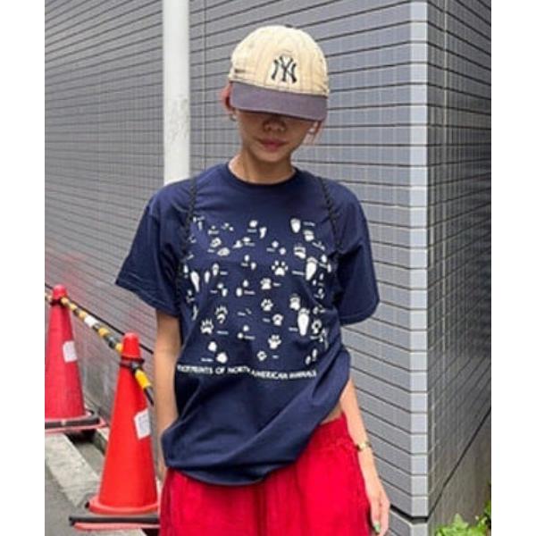 ZOZO問い合わせ番号:106177647ショップ:BEAMS WOMEN，ビームスウィメンブランド:BEAMS BOY，ビームスボーイ商品名:LIBERTY GRAPHICS / Foot Print T Shirtカテゴリ:トップス&g...