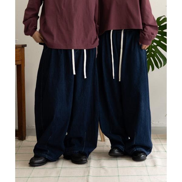 『タイムセール実施中』参考価格：6，930円発売時期：2025年05月コンディション：S（新品同様）タグ付きの未使用、または新品同様のアイテム付属品：タグ参考商品名：【新色&amp;新サイズ追加！/bbO】イージーコクーンワイドデニムパンツ...