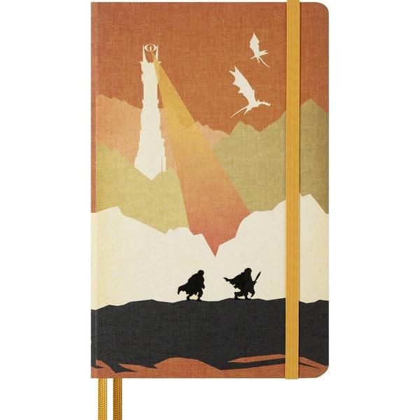 ZOZO問い合わせ番号:106228009ショップ:MOLESKINE，モレスキンブランド:MOLESKINE，モレスキン商品名:ノート ロード・オブ・ザ・リング フロド ＆ サム モルドール ノート ハードカバー ラージサイズ (横13c...