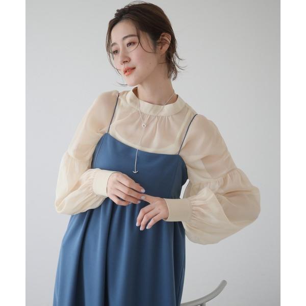 参考価格：4，620円発売時期：2023年02月コンディション：C（やや使用感あり）使用感があり、やや気になる傷や汚れがあるアイテム首周り・袖口：汚れ参考商品名：WEB限定 前後2WAYシアーボリュームスリーブブラウス参考品番：433119...