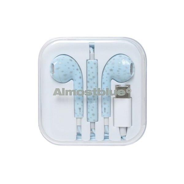 ZOZO問い合わせ番号:106249107ショップ:BIRTHDAY BAR，バースデイバーブランド:BIRTHDAY BAR，バースデイバー商品名:ALMOST BLUE　SNOW EARPHONES　MILKYWAY イヤホンカテゴリ:...