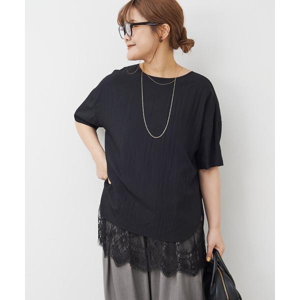 『タイムセール実施中』ZOZO問い合わせ番号:106249543ショップ:PUAL CE CIN，ピュアルセシンブランド:PUAL CE CIN，ピュアルセシン商品名:【＠noricorico102企画】キレイ見えサテンTブラウスカテゴリ:...