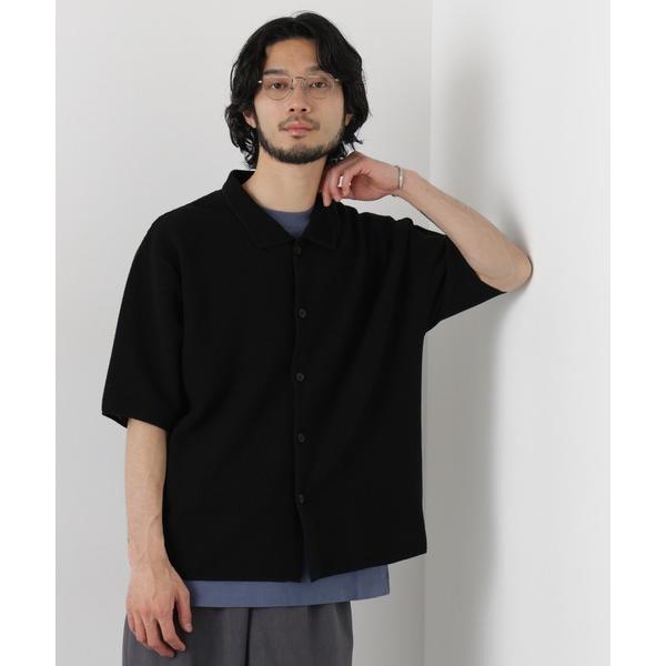 『タイムセール実施中』ZOZO問い合わせ番号:106249567ショップ:NANO universe，ナノユニバースブランド:NANO universe，ナノユニバース商品名:コットンシードステッチニットシャツカテゴリ:トップス>シャ...