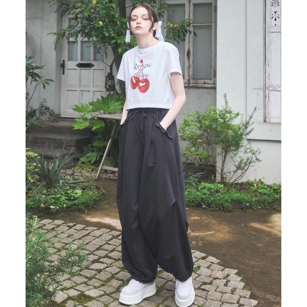 ZOZO問い合わせ番号:106250017ショップ:IF Div.，アイエフディビジョンブランド:Lovilyn，ラヴィリン商品名:「初販即完」UVカットフリルスウェットパンツカテゴリ:パンツ>スウェットパンツブランド品番:12226...