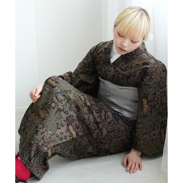 ZOZO問い合わせ番号:106250837ショップ:utatane，ウタタネブランド:utatane，ウタタネ商品名:着物 単衣 ニコアンティーク ナイトサファリカテゴリ:水着/着物・浴衣>着物ブランド品番:5132609800素材:...