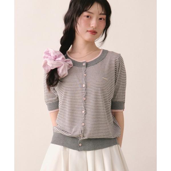 ZOZO問い合わせ番号:106251368ショップ:mideal，マイディールブランド:loin nuit，ロワンニュイ商品名:wavy button knit cardigan / ウェービーボタンニットカーディガンカテゴリ:トップス&g...