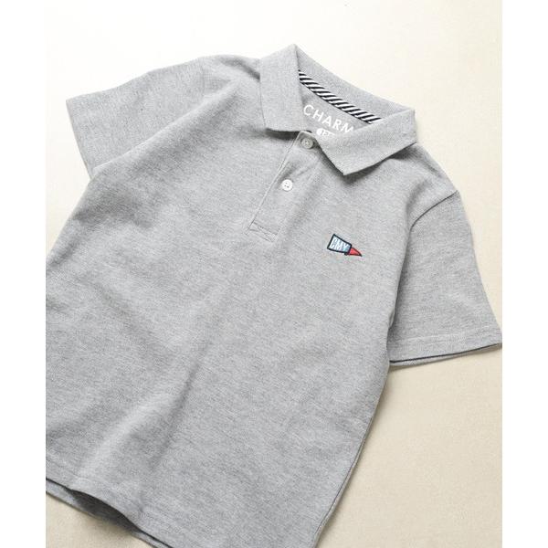 ZOZO問い合わせ番号:106251554ショップ:FUNALIVE，ファンアライブブランド:FUNALIVE，ファンアライブ商品名:CHARMY clothing フラッグ刺繍ポロシャツ 半袖カテゴリ:トップス>ポロシャツブランド品...
