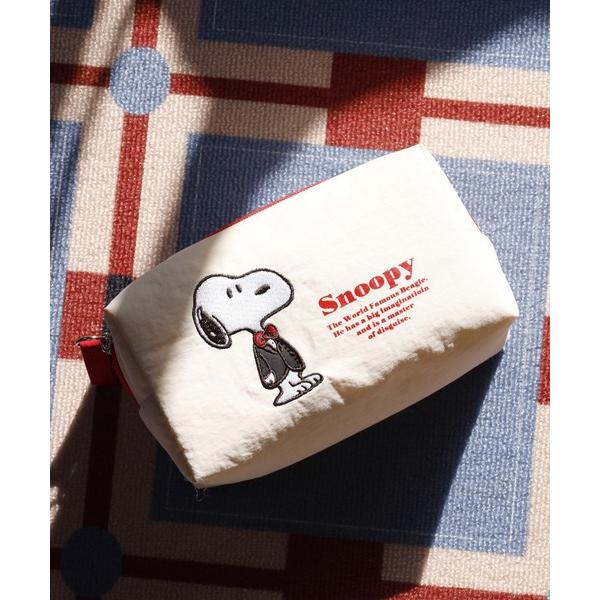 ZOZO問い合わせ番号:106251632ショップ:FUNALIVE，ファンアライブブランド:SNOOPY，スヌーピー，FUNALIVE，ファンアライブ，PEANUTS，ピーナッツ商品名:SNOOPY 化粧ポーチ アップリケカテゴリ:財布/...