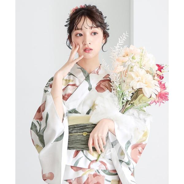 ZOZO問い合わせ番号:106252051ショップ:KIMONOMACHI，キモノマチブランド:KIMONOMACHI，キモノマチ商品名:レディース浴衣2点セット（ワンピース浴衣＋しわ兵児帯）吸水速乾 ポリエステル カシュクール 2WAY ...