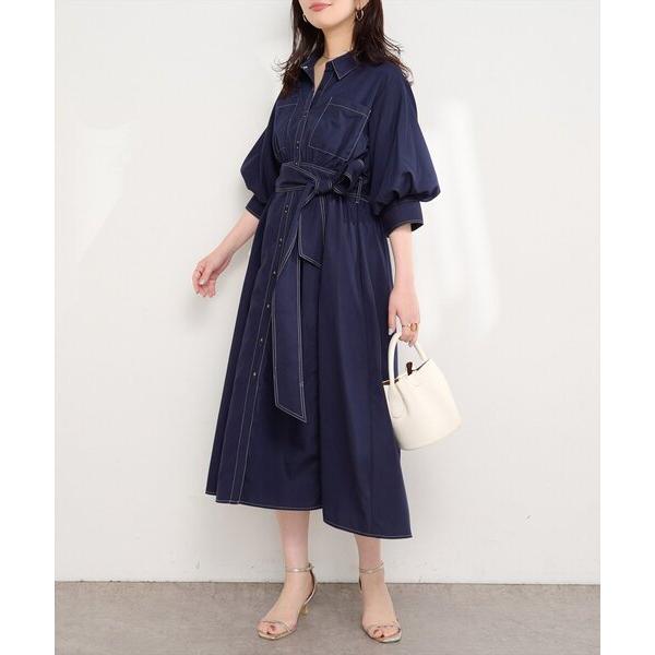 『タイムセール実施中』ZOZO問い合わせ番号:106252219ショップ:natural couture，ナチュラルクチュールブランド:natural couture，ナチュラルクチュール商品名:バルーンスリーブシャツワンピースカテゴリ:ワ...