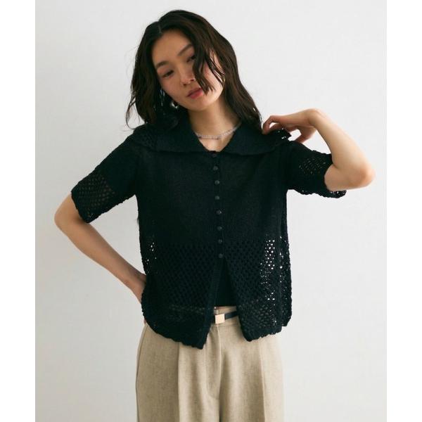 ZOZO問い合わせ番号:106288208ショップ:Auntie Rosa，アンティローザブランド:Lutim by u，ルチバイユー商品名:バブルクランチヤーンレース編みカーディガンカテゴリ:トップス>ニット/セーターブランド品番:...