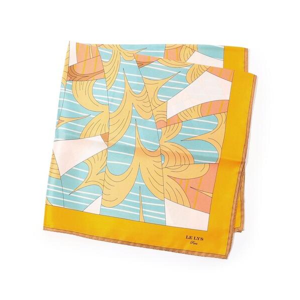 ZOZO問い合わせ番号:106288827ショップ:TOMORROWLAND，トゥモローランドブランド:TOMORROWLAND，トゥモローランド商品名:LE LYS シルク プリントスカーフカテゴリ:財布/小物>バンダナ/スカーフブ...