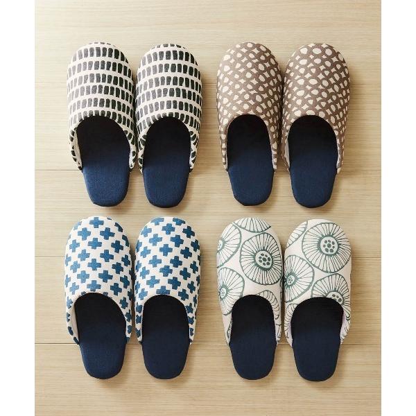 ZOZO問い合わせ番号:106289360ショップ:Belle Maison，ベルメゾンブランド:Belle Maison，ベルメゾン商品名:北欧調デザインの洗えるスリッパ4足セットカテゴリ:インテリア>ルームシューズ/スリッパブラン...