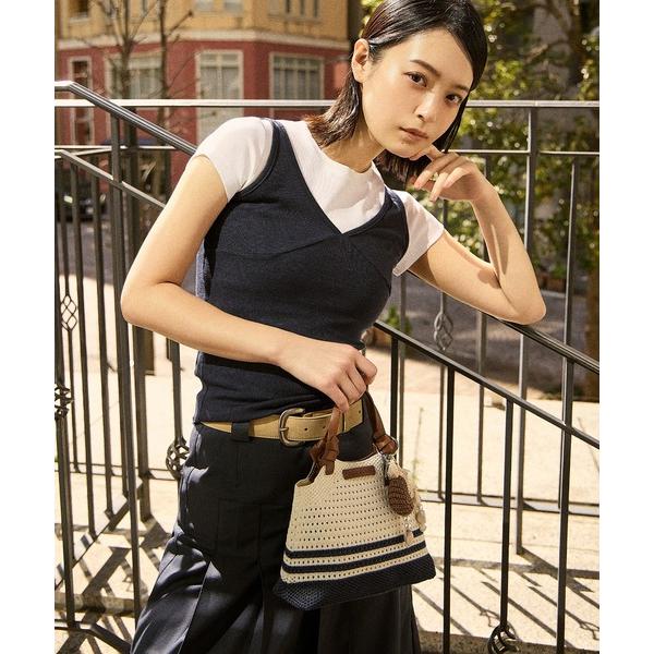 ZOZO問い合わせ番号:106289542ショップ:CHARLES &amp; KEITH，チャールズ＆キースブランド:CHARLES &amp; KEITH，チャールズ &amp; キース商品名:Ida アイダ ストラップ ニット トート...