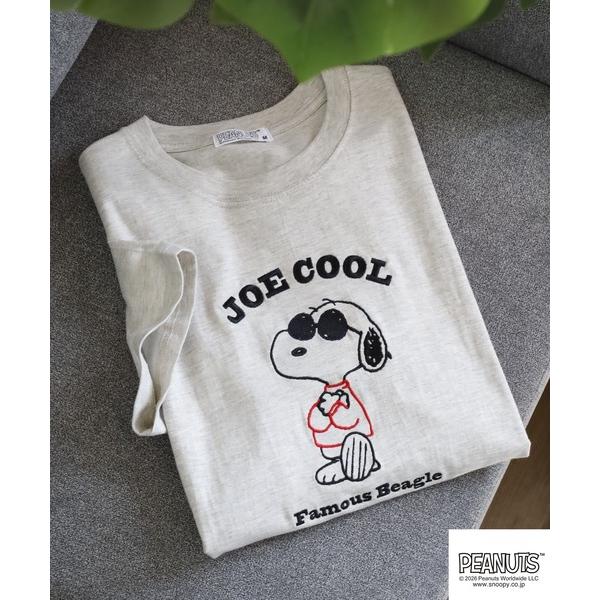 ZOZO問い合わせ番号:106289590ショップ:FUNALIVE，ファンアライブブランド:PEANUTS，ピーナッツ，FUNALIVE，ファンアライブ商品名:PEANUTS刺繍Tシャツ　半袖カテゴリ:トップス>Tシャツ/カットソー...