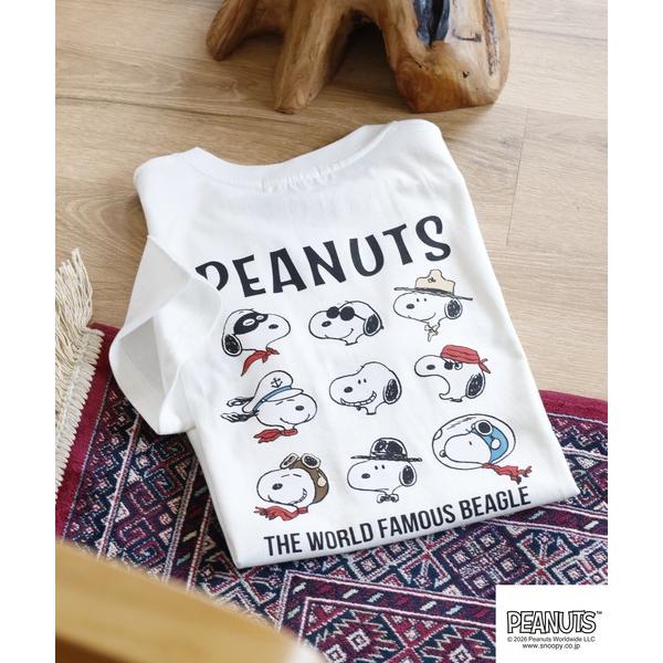 ZOZO問い合わせ番号:106289596ショップ:FUNALIVE，ファンアライブブランド:PEANUTS，ピーナッツ，FUNALIVE，ファンアライブ商品名:PEANUTSプリント/刺繍Tシャツ 半袖カテゴリ:トップス>Tシャツ/...