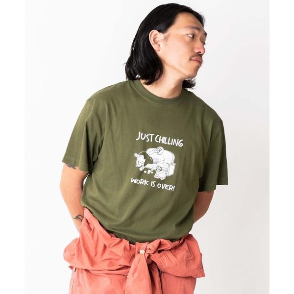 ZOZO問い合わせ番号:106289670ショップ:gym master，ジムマスターブランド:gym master，ジムマスター商品名:5.6oz JUST CHILLING TEEカテゴリ:トップス>Tシャツ/カットソーブランド品...