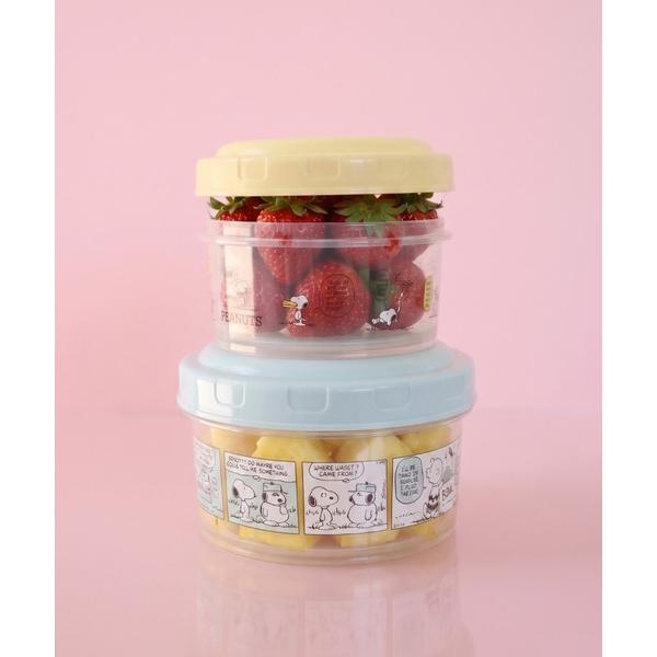 ZOZO問い合わせ番号:106289767ショップ:SiNCERE，シンシアブランド:PEANUTS，ピーナッツ，SiNCERE，シンシア商品名:〈PEANUTS/ピーナッツ〉 スヌーピー スモーキーパステル ラウンド型フードコンテナー S...