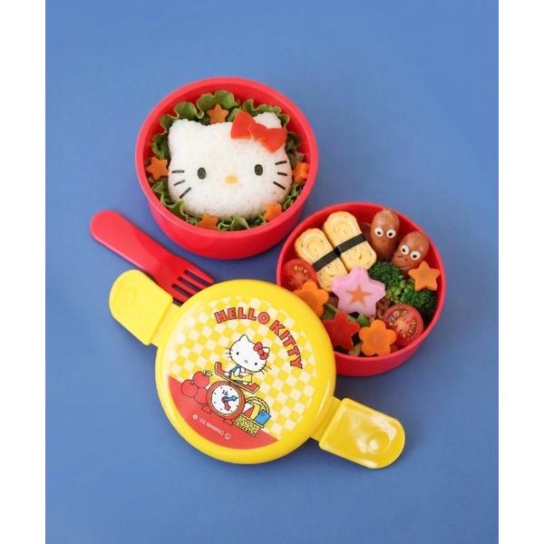ZOZO問い合わせ番号:106289794ショップ:SiNCERE，シンシアブランド:sanrio，サンリオ，SiNCERE，シンシア商品名:〈SANRIO/サンリオ〉 ハローキティ レトロ25 丸型ランチボックス2段  お弁当箱 ランチボ...