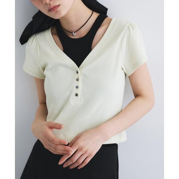 ZOZO問い合わせ番号:106289887ショップ:WORLD ONLINE STORE SELECT，ワールドオンラインストアセレクトブランド:CODE A，コードエー商品名:M everyday rib button teeカテゴリ:ト...