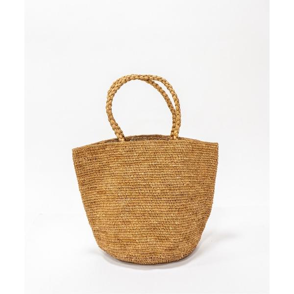 『タイムセール実施中』ZOZO問い合わせ番号:106290320ショップ:Rivel，リヴェルブランド:MADE IN MADA，メイドインマダ商品名:【MADE IN MADA /メイドインマダ】大きめ　かごバッグ　ラフィア　トートバッグ...