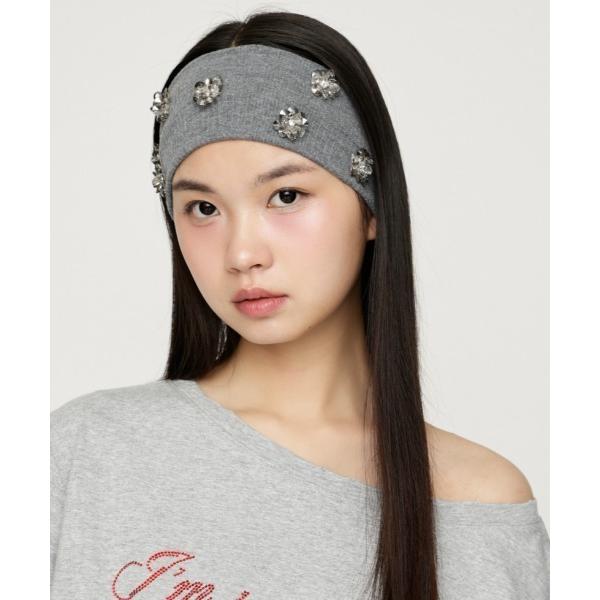 ZOZO問い合わせ番号:106290357ショップ:SLY，スライブランド:SLY，スライ商品名:FLOWER SPARKLY HAIR BAND フラワースパークリーヘアバンドカテゴリ:ヘアアクセサリー>ヘアバンドブランド品番:03...