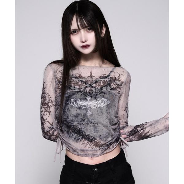 ZOZO問い合わせ番号:106290379ショップ:A'GEM/9 × .kom，エージェムナインブランド:REFLEM，レフレム商品名:『REFLEM/レフレム』タトゥーシアースキントップスカテゴリ:トップス>Tシャツ/カットソーブ...
