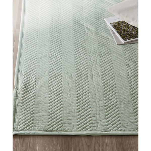 ZOZO問い合わせ番号:106290422ショップ:Belle Maison，ベルメゾンブランド:BELLE MAISON DAYS，ベルメゾンデイズ商品名:やわらか綿素材の撥水キルトラグカテゴリ:インテリア>ラグ/マットブランド品番...