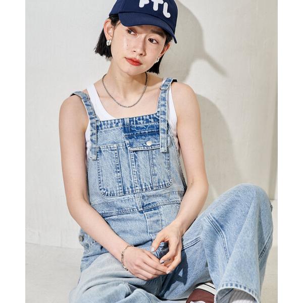 ZOZO問い合わせ番号:106290633ショップ:FREAK'S STORE，フリークスストアブランド:FREAK'S STORE，フリークスストア商品名:デニムオーバーオールカテゴリ:オールインワン・サロペット>サロペット/オーバ...