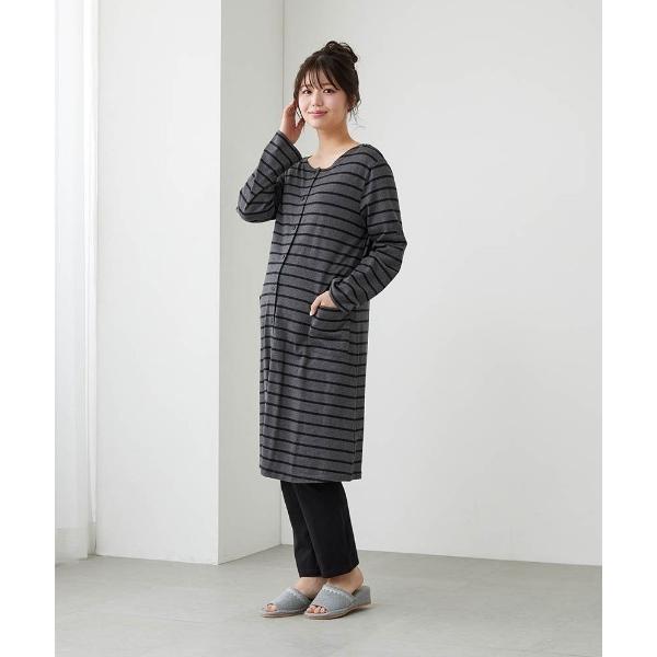 ZOZO問い合わせ番号:106291075ショップ:Belle Maison，ベルメゾンブランド:Belle Maison，ベルメゾン商品名:マタニティサイズ長袖ロング丈綿素材パジャマカテゴリ:ママ＆ベビー>マタニティウェア/グッズブ...