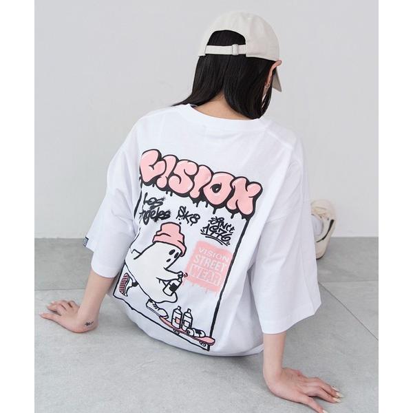ZOZO問い合わせ番号:106291295ショップ:WEGO，ウィゴーブランド:WEGO，ウィゴー商品名:WEGO/【26年春夏新作】別注VISIONグラフィックTカテゴリ:トップス>Tシャツ/カットソーブランド品番:MC26SM04...