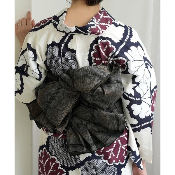 ZOZO問い合わせ番号:106291353ショップ:utatane，ウタタネブランド:utatane，ウタタネ商品名:兵児帯 単品 ジャガード 深灰のモダン献上カテゴリ:水着/着物・浴衣>和装小物ブランド品番:5281616300素材...