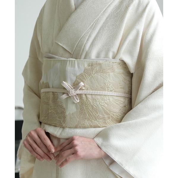 ZOZO問い合わせ番号:106291354ショップ:utatane，ウタタネブランド:utatane，ウタタネ商品名:兵児帯 単品 ジャガード 淡金の牡丹カテゴリ:水着/着物・浴衣>和装小物ブランド品番:5281617000素材:ポリ...