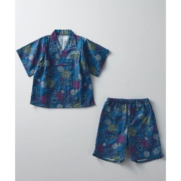 ZOZO問い合わせ番号:106291541ショップ:Belle Maison，ベルメゾンブランド:Disney，ディズニー商品名:家族でお揃い！ダブルガーゼかぶり甚平パジャマカテゴリ:水着/着物・浴衣>浴衣ブランド品番:1230437...