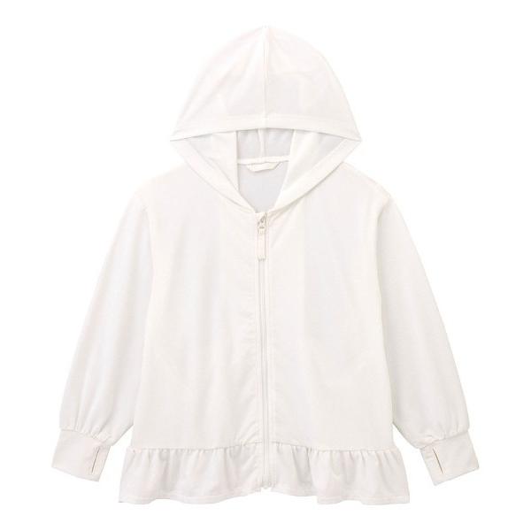 ZOZO問い合わせ番号:106292052ショップ:Belle Maison，ベルメゾンブランド:GITA，ジータ商品名:UVカットドライ涼しい長袖フリルパーカカテゴリ:ジャケット/アウター>その他アウターブランド品番:1273152...
